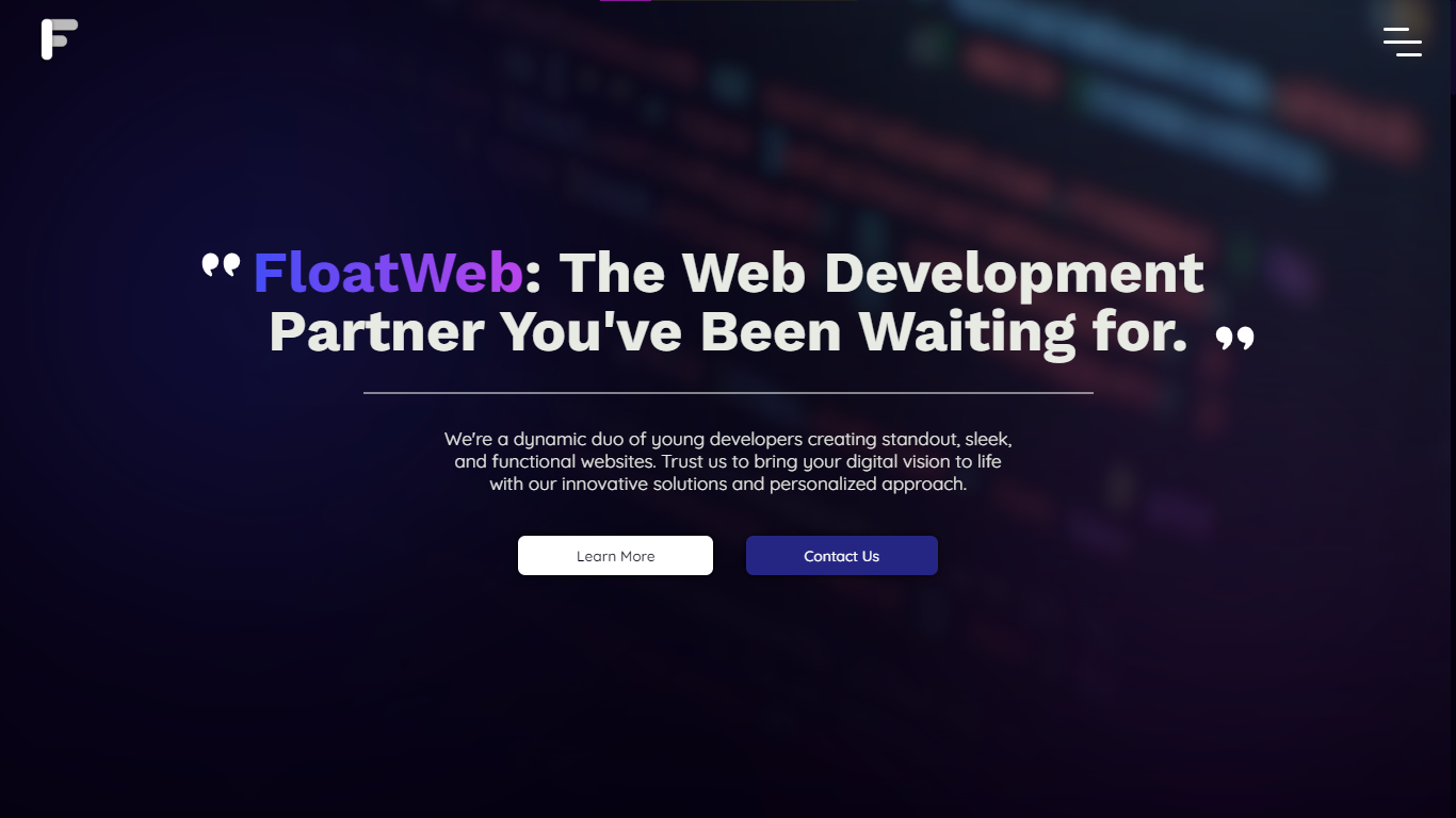 FloatWeb | Building Tomorrow's web. Today.